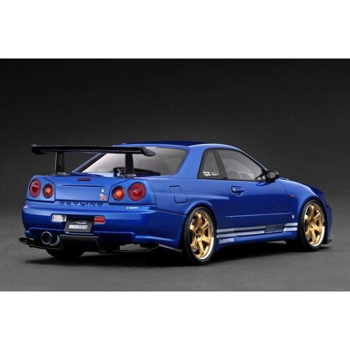 1/18 TOP SECRET 34GT-R (BNR34) Blue Metallic ティーケー・カンパニー IG3848 新製品予約 ...