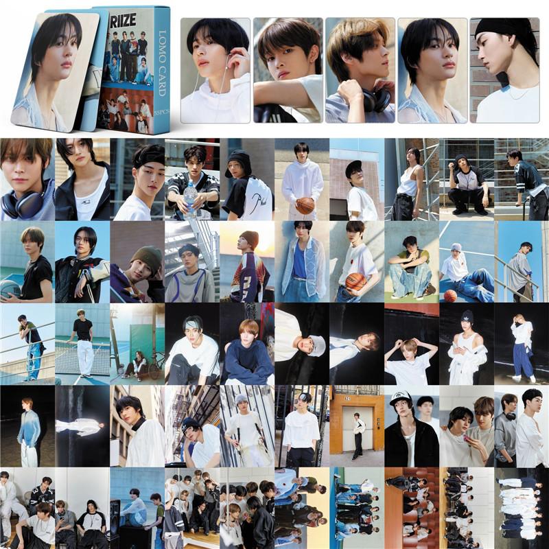 RIIZEグッズ フォト カード 55枚 セット トレカ ライズ 写真 全員 フォトカード K-POP 韓国 アイドル Get A Guitar 応援 小物 LOMOカード :riize1 ...