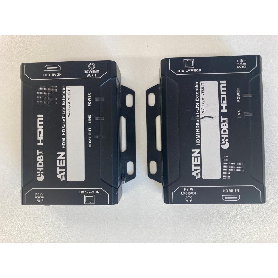 ATEN HDMIツイストペアケーブルエクステンダー（4K対応） VE801 中古品 (VE801T VE801R) : エフネット ヤフーショップ - 通販 - Yahoo!ショッピング