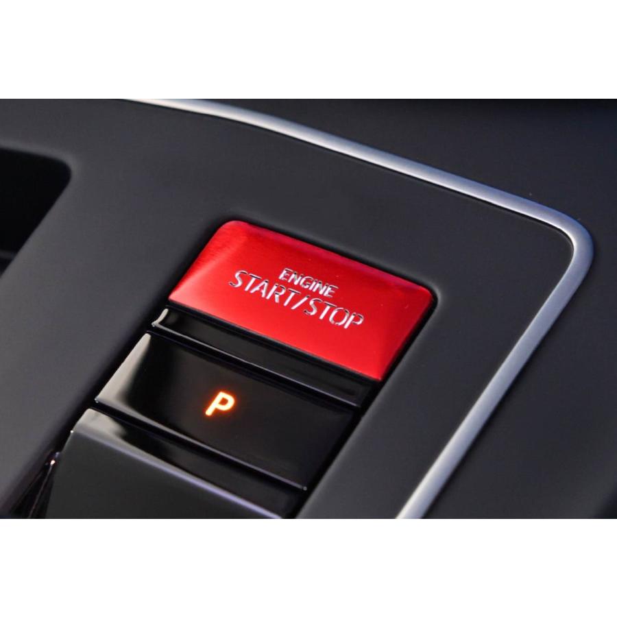 Colored Engine Start/Stop Button Trim for Volkswagen Golf 8 RED : フォブ ...