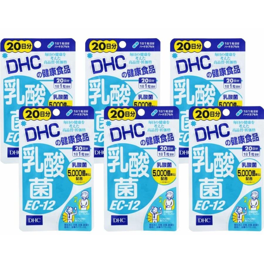 DHC 乳酸菌 EC-12 生活習慣 ストレス サプリメント 20日分 6袋 : クレシタマート - 通販 - Yahoo!ショッピング