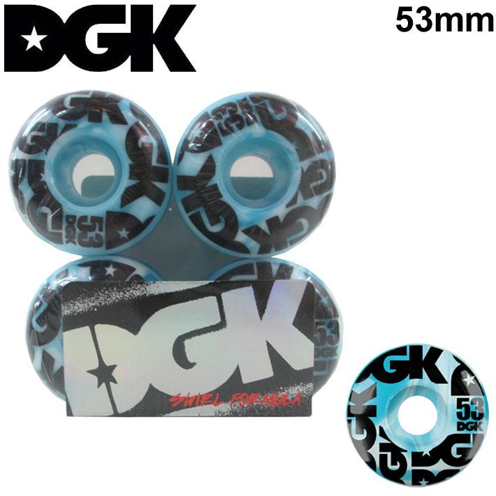 在庫限り DGK ディージーケー ウィール スケートボード SWIRL FORMULA D11 53mm 101A SKATE BOARD ...
