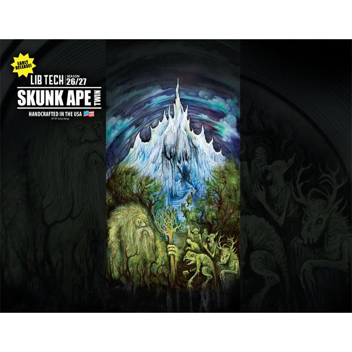 EARLY MODEL 26-27 LIB TECH リブテック スノーボード SKUNK APE TWIN 163W 166W メンズ 板 2026 2027 : follows - 通販 ...