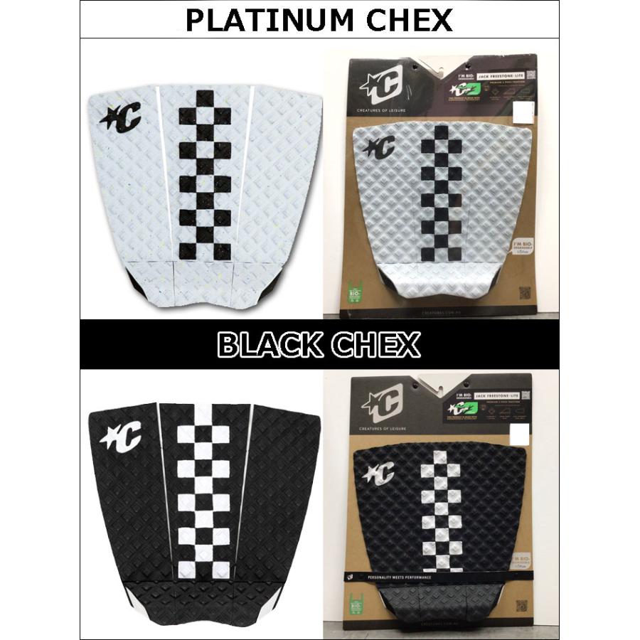 2024 クリエイチャー デッキパッド CREATURES JACK FREESTONE LITE ジャック・フリーストーン ライト 3ピース サーフィン デッキパッチ トラクション :su ...