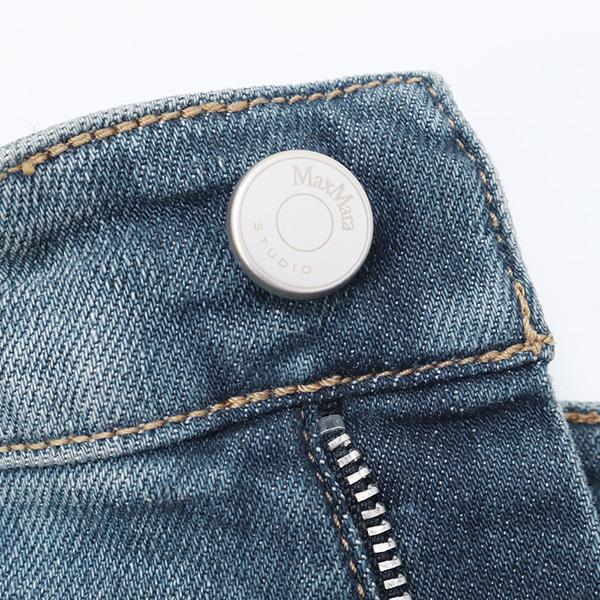 Max Mara マックスマーラ ステュディオ MaxMara STUDIO (MIRTE 2361860139 BLUE 008) ストレートフィット デニム パンツ ブルー 23AW ...