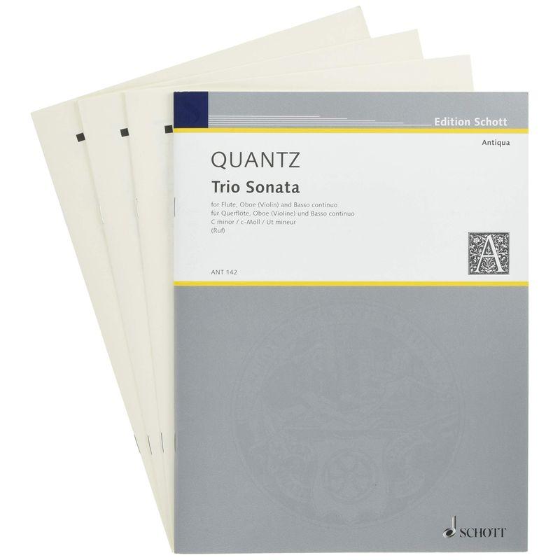 クアンツ : トリオ・ソナタ ハ短調 (オーボエ(あるいはフルート)、ピアノ) ショット出版 :20230618145418-00358:foot-ankle - 通販 - Yahoo!ショッピング