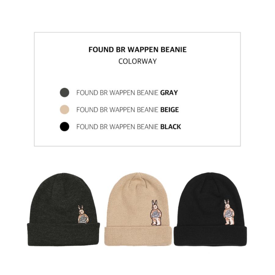 BSRABBIT FOUND BR WAPPEN BEANIE ビーエスラビット ビーニー 帽子 ニット帽 キャップ メンズ レディース キッズ スポーツ アウトドア 秋冬 ブランド カラー ...