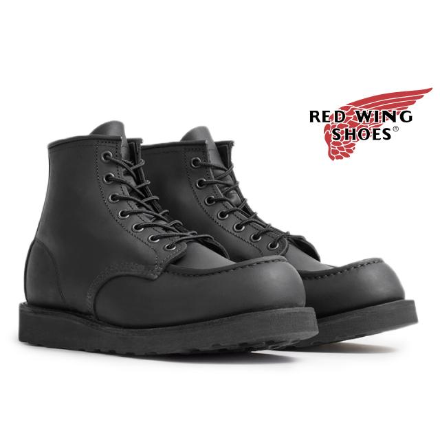 RED WING SHOES レッドウィング クラシックモック CLASSIC MOC 8074 ブラック・ハーネスレザー 正規取扱品 ...