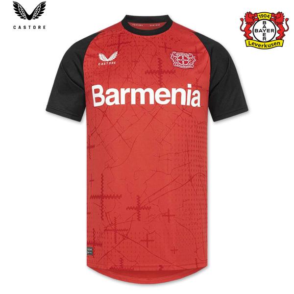レバークーゼン ユニフォーム ホーム 24/25 2024 2025 半袖 castore カストーレ 正規品 MNR : Football ...