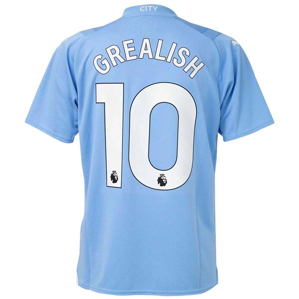 PUMA 【スピード出荷】プーマ 23-24 MCFC マンチェスターシティ #10 グリーリッシュ ホームレプリカユニフォーム 大人用 ...