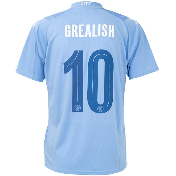 PUMA 【スピード出荷】プーマ 23-24 MCFC マンチェスターシティ #10 グリーリッシュ ホームレプリカユニフォーム 【UCL仕様 ...