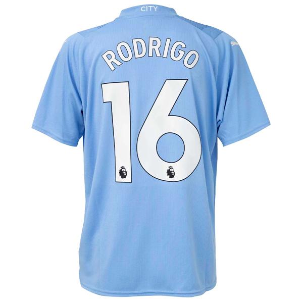 【即出荷】プーマ 23-24 MCFC マンチェスターシティ #16 ロドリ ホームレプリカシャツ 大人用 サッカー レプリカユニフォーム ...