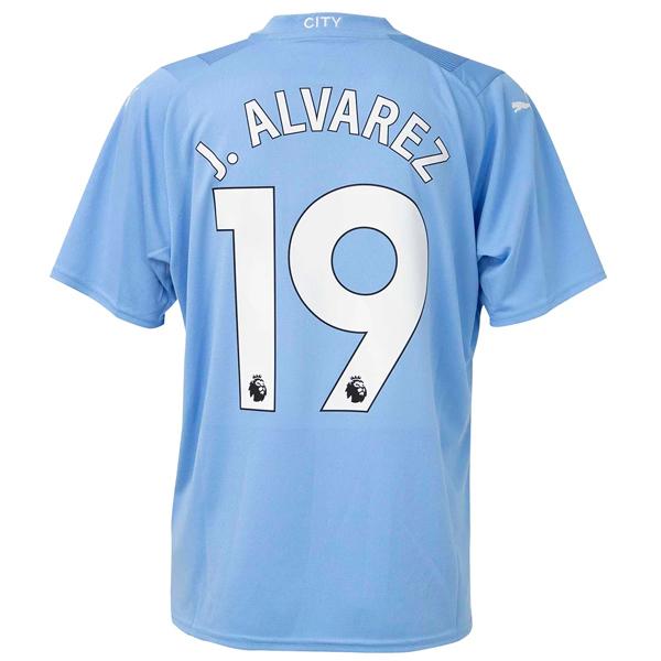 PUMA 【スピード出荷】プーマ 23-24 MCFC マンチェスターシティ #19 フリアン・アルバレス ホームレプリカユニフォーム 大人用 ...