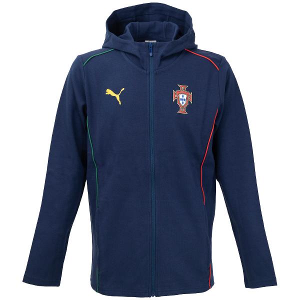 PUMA（プーマ） 2025 FPF ポルトガル代表 カジュアル フーデッド ジャケット 大人用 サッカー トレーニングウェア puma ...