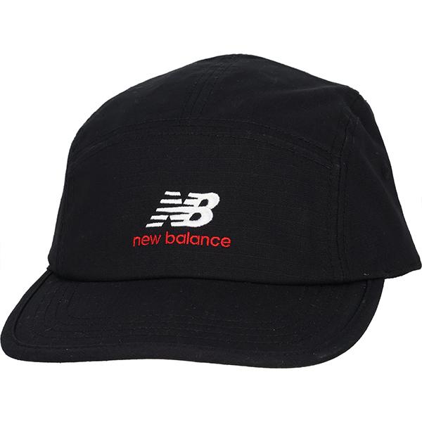 New Balance（ニューバランス） 5パネルキャンパースタックド 帽子 キャップ NewBalance AC9538I-BK ...