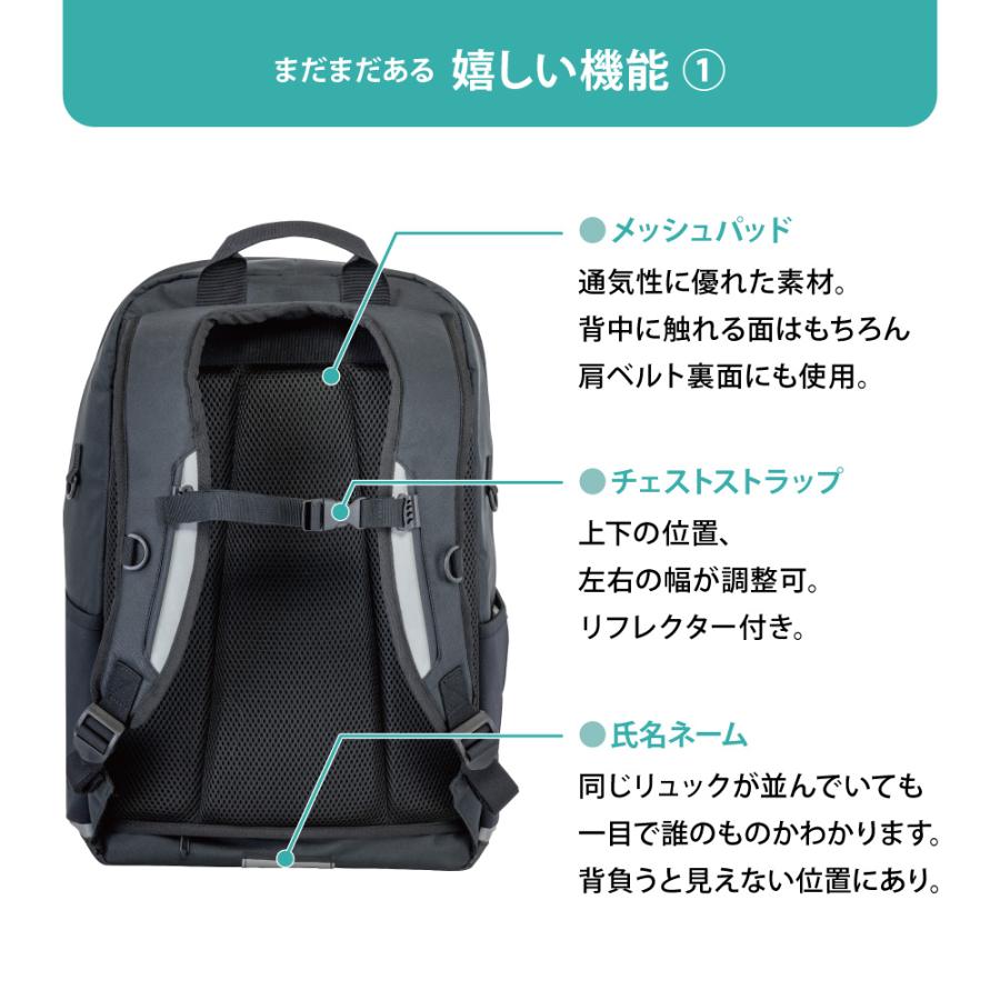 通学 リュック 整理整頓 大容量 中学生 高校生 スクールバッグ FOOTMARK フットマーク 女子 男子 27L タブレット PC ONELOOK ワンルック通学リュック 101330 ...