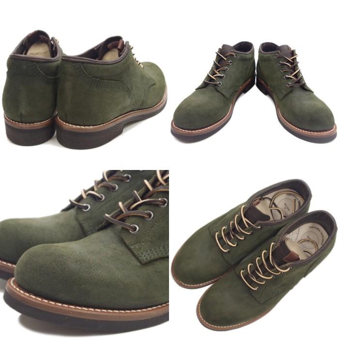 BROTHER BRIDGE 【SALE】BROTHER ブラザーブリッジ BIDASSOA BBB-A003 スエードカーキ プレーントゥ ...