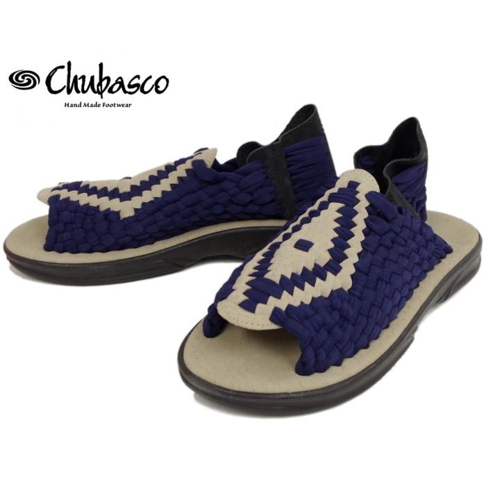 Chubasco チュバスコ CHUBASCO AZTEC アズテック [NAVY/SAND] メンズ サンダル SANDAL 編み込み ...