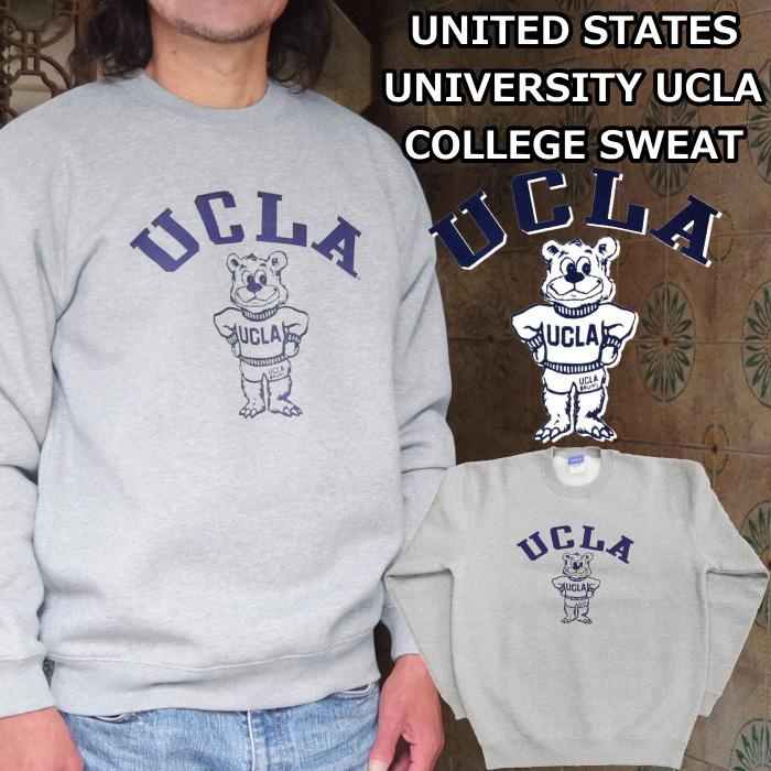 COLLEGE SWEAT カレッジスウェット 0459 UNITED STATES UNIVERSITY UCLA ユーシーエルエー ...