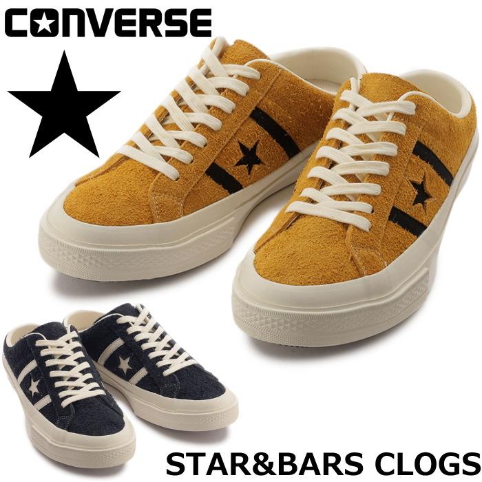 CHEVRON＆STAR コンバース スター&バーズ ローカット CONVERSE STAR&BARS CLOGS クロッグサンダル ミュール スリッポン スニーカー メンズ : フット ...