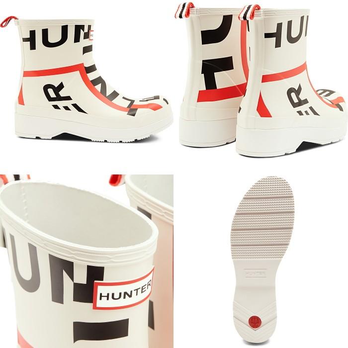 HUNTER ハンター レインブーツ ショート MFS9088EXL 国内正規品 Mens Original Play Short Exploded Logo Wellington Boots ...