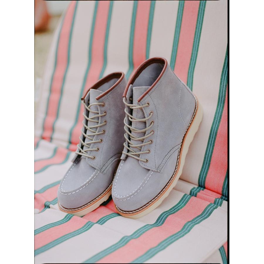レッドウィング ブーツ レディース 本革 RED WING 3300 Dusty Lavender "Abilene" 6" Classic ...