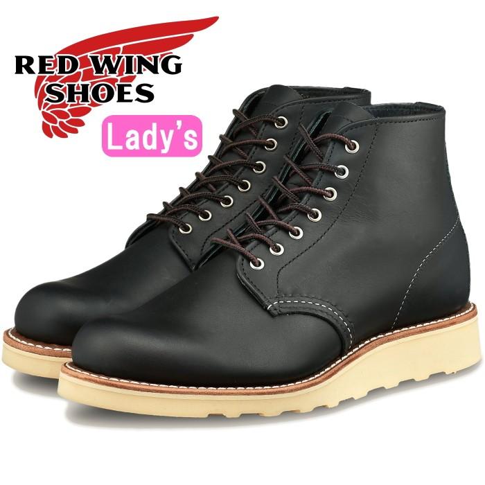 RED WING SHOES（レッドウィング） ブーツ レディース 本革 RED WING 3450 [Black "Boundary"] 6 ...