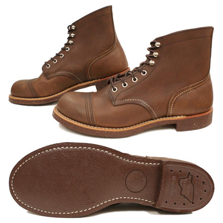 RED WING SHOES レッドウィング アイアンレンジ IRON RANGE 8081 [Amber "Harness"] ブーツ ...