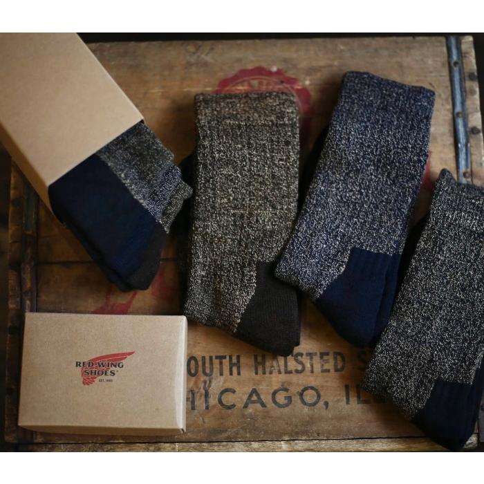 RED WING SHOES レッドウィング ソックス 靴下 DEEP TOE-CAPPED WOOL SOCKS 国内正規品 純正ケア用品 ...