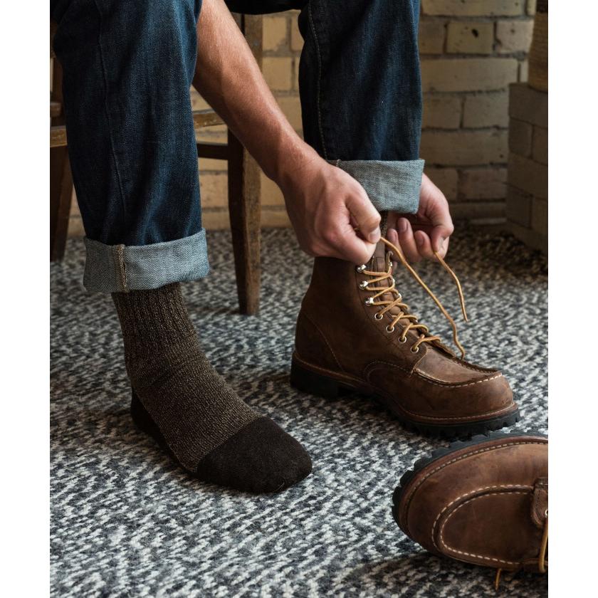 RED WING SHOES レッドウィング ソックス 靴下 DEEP TOE-CAPPED WOOL SOCKS 国内正規品 純正ケア用品 ...