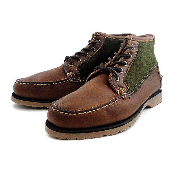 SEBAGO 【半額SALE】セバゴ 正規品 SEBAGO×FILSON Knight B73069 （ブラウン/オリーブウール）ナイト ...