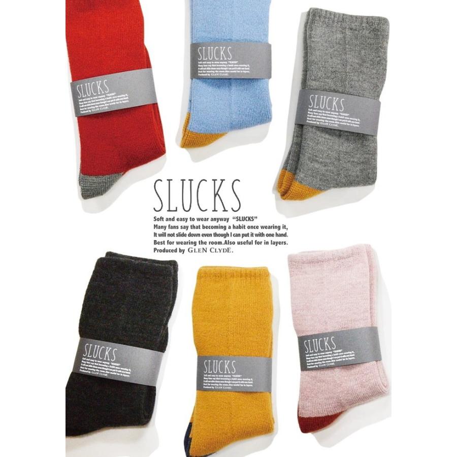 スルックス ソックス SLUCKS 靴下 BASQUE バスク メンズ レディース 日本製 ハイソックス クルーソックス byグレン・クライド ...