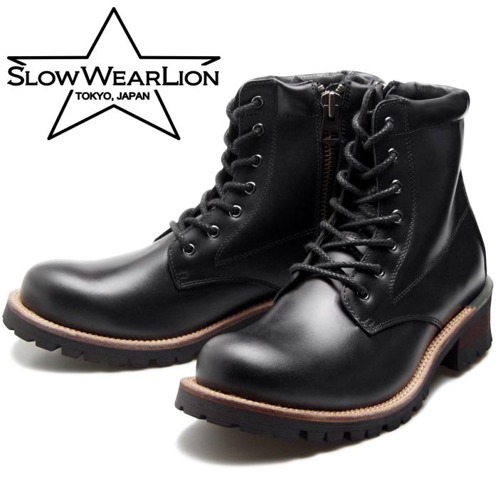 SLOW Wear Lion スローウェアライオン プレーンミッドブーツ SLOW Wear Lion スローウェアライオン プレーンミッドブーツ