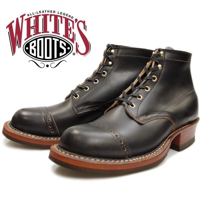 WHITE'S BOOTS SEMI-DRESS BROUGE TOE 2332 ブラッククロム WHITE'S BOOTS SEMI-DRESS BROUGE TOE 2332 ブラッククロム