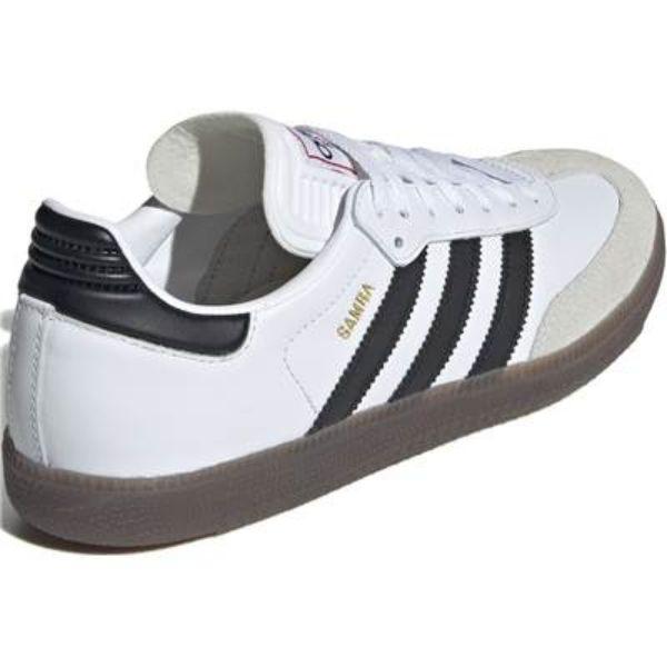 adidas（アディダス） スニーカー レディース 靴 レザー シンプル グリップ 滑りにくい 白 ホワイト 3本線 コーデ 疲れない ...