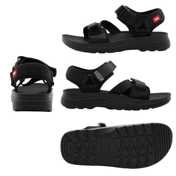 EDWIN エドウィン サンダル メンズ 靴 スポーツサンダル 黒 ブラック 緑 カーキ 軽量 軽い 履きやすい 歩きやすい 疲れない 厚底 おしゃれ かっこいい EW-5123 : フット ...