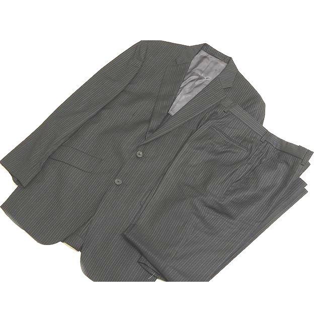 C41 Paul Smith LONDON ポールスミス メンズ 2B スーツ L ロロピアーナ SUPER 120’S ウール ブラック ...