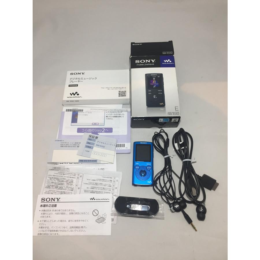 SONY ウォークマン Eシリーズ 2GB ブルー NW-E052/L : Forest Fairy - 通販 - Yahoo!ショッピング