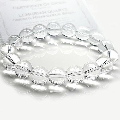 〔K1696-12m〕12mmブラジル コリント産 レムリアンシードクリスタルブレスレット ギャランティーカード付き : シルワティリア - 通販 - Yahoo!ショッピング
