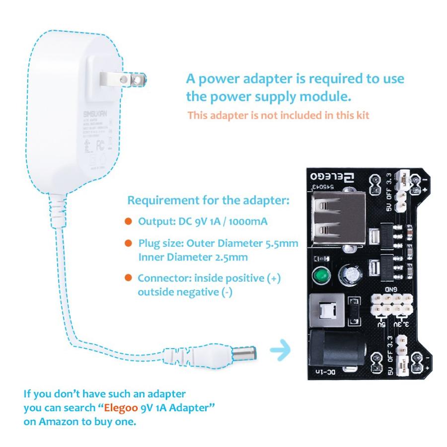 ELEGOO Electronic Fun キット Arduino用電子LearningキットE2 : フォレストジャパンYahoo!ショップ ...