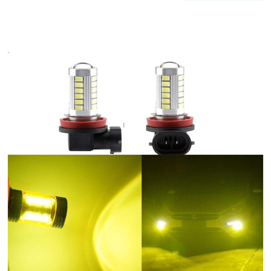 BestQ!SAMSUNG製 チップ搭載！33W3LEDフォグバルブ ホワイト・イエロー ・ピンクLEDフォグランプ H8 H11 H16 HB4 P : s-b07355bds1 ...