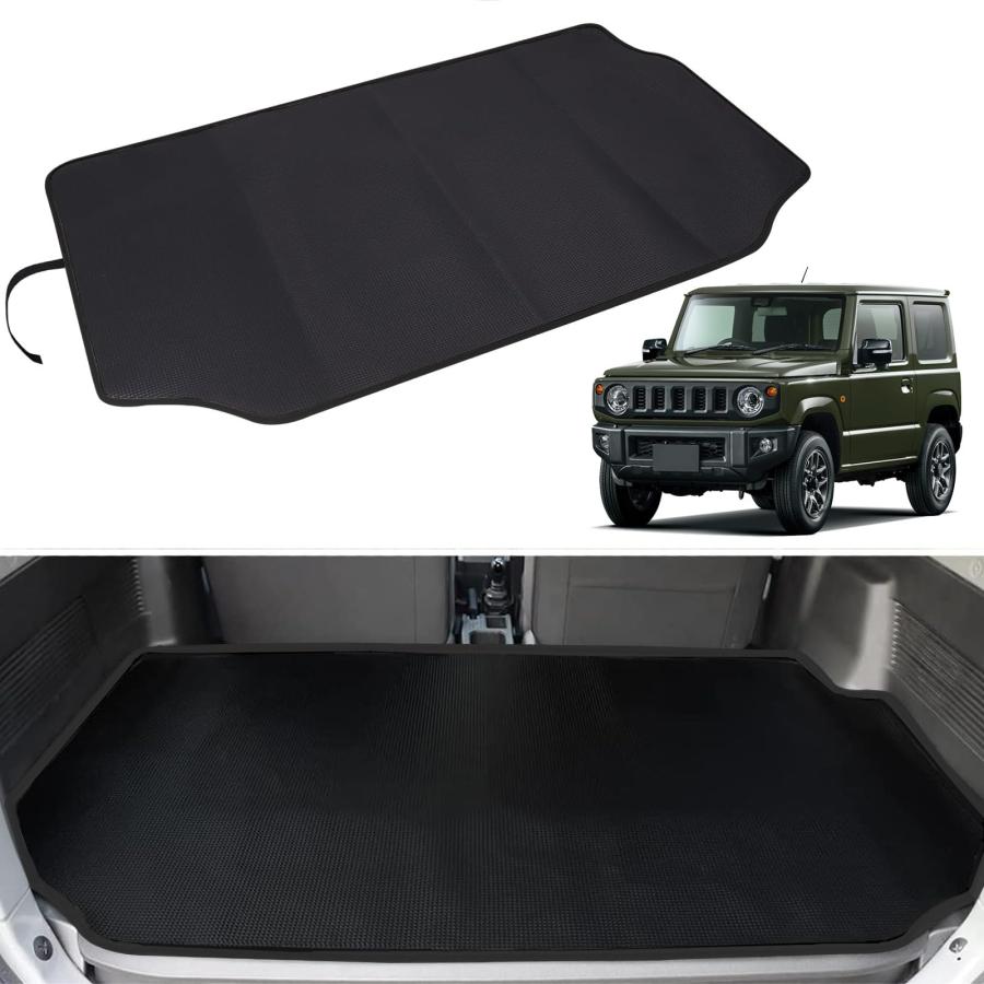 Temiry 新型ジムニー用 ラゲッジマット JB64W JB74W 専用 ラゲッジマット 撥水 荷台マット 汚れに強い 後部座席 滑り止め ゴム製 : s-b0brz4jh45 ...