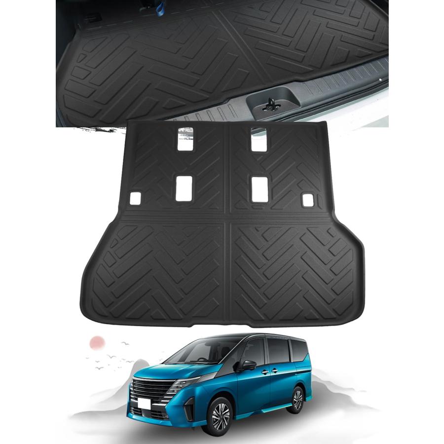 ruiya 新型 日産 c28 セレナ ラゲッジマット 専用 e-power 荷台 ラゲッジトレイ 3Dラゲッジマット 折り畳み式 防 : フォレストジャパンYahoo!ショップ - 通販 ...