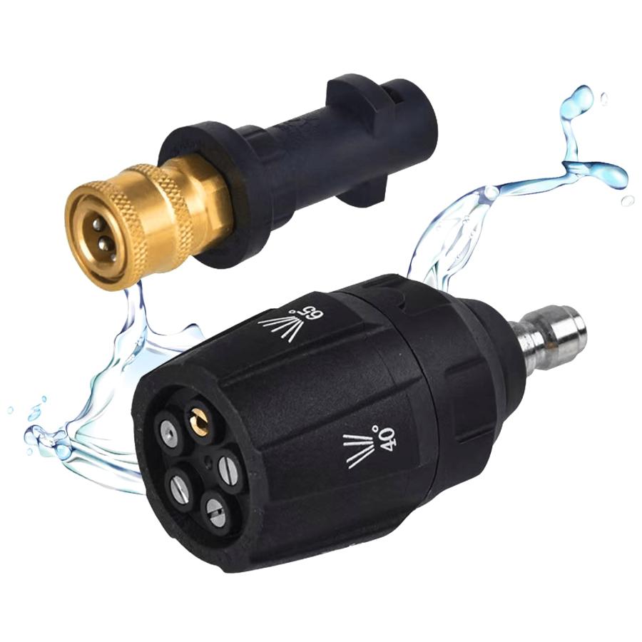 【5段階調整】Akitsuba ケルヒャーノズル 高圧洗浄ノズル ショートガンノズル 高圧洗浄機ノズル ケルヒャーショートガン 8L/min フォーム : s-b0crz1vkpy ...