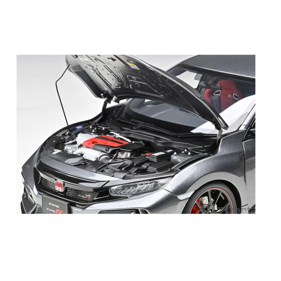 AUTOart 1/18 ホンダ シビック タイプR FK8 2021年式 ポリッシュドメタル メタリック モデルカー 模型 73221 : ...