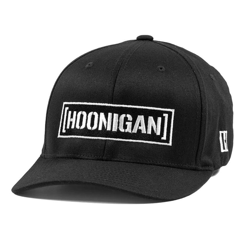 HOONIGAN オフィシャル フーニガン Censor Bar ベースボール カーブ キャップ ブラック / ブラックBar (L/XL ...