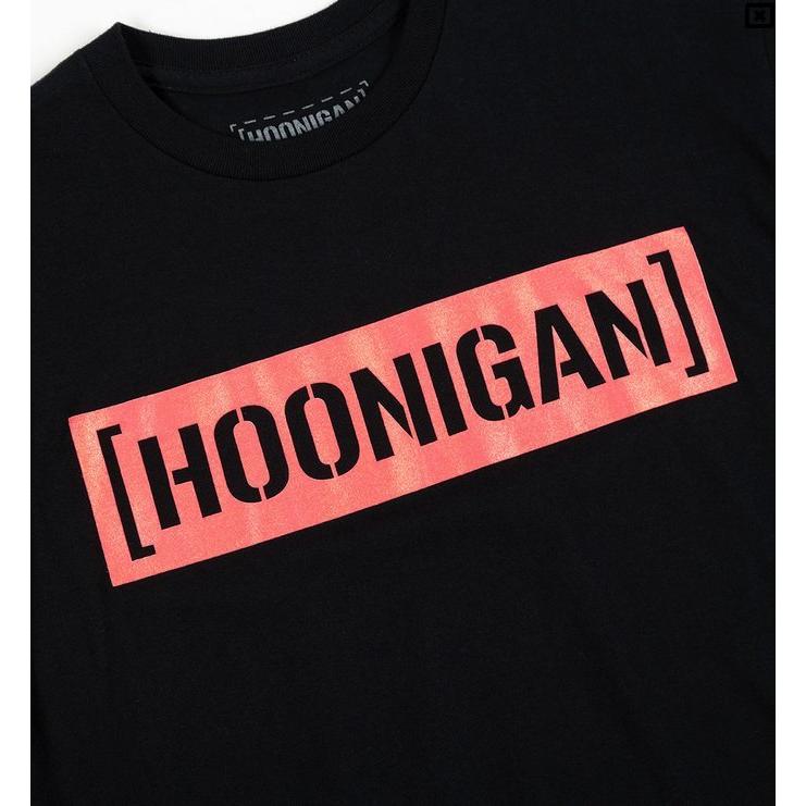 フーニガン オフィシャル HOONIGAN CENSOR BAR 805C 半袖 Tシャツ ブラック 黒 ケン ブロック ストリート 公式 ...