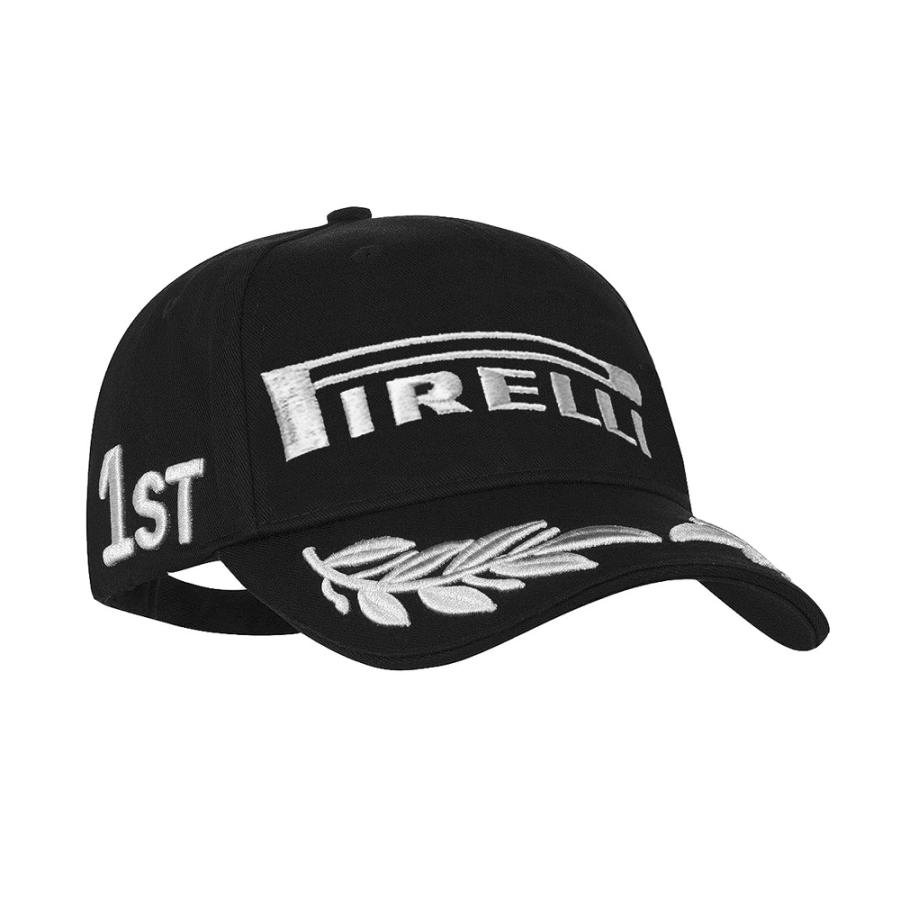 PIRELLI（ピレリ） オフィシャル スペシャル エディション 1st ポディウム キャップ 帽子 シルバー ブラック 公式 F1 ...
