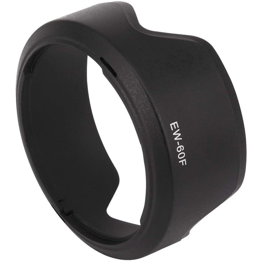 EW-60F 互換レンズフード キヤノン EF-M18-150mm F3.5-6.3 IS STM 等対応 canon用 逆装着時、フィルターやレンズキャップ取付可能！ :ew-60f ...