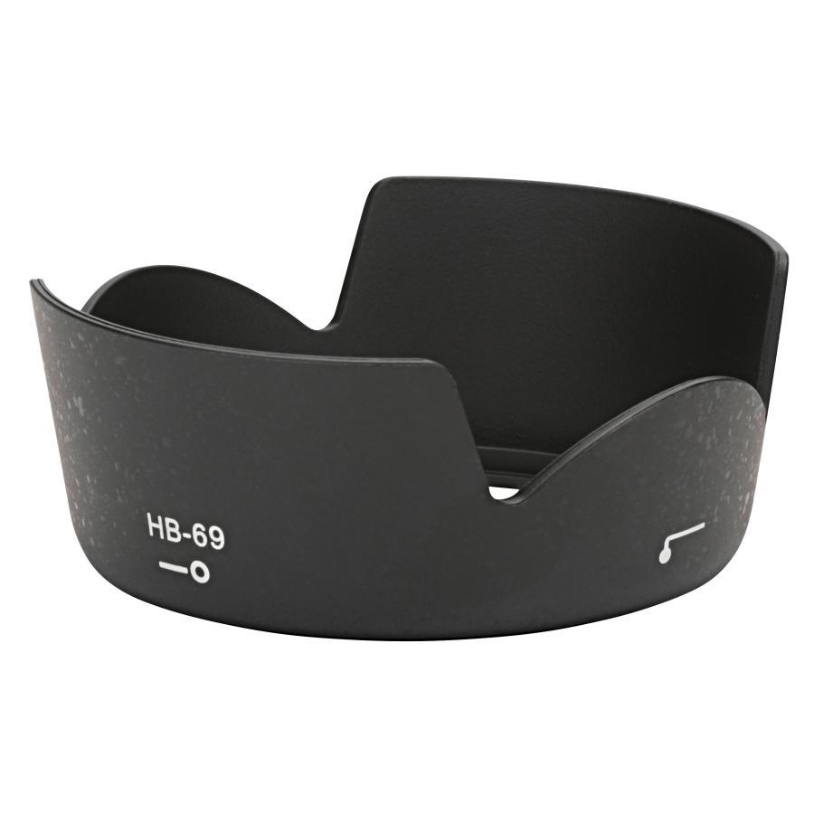 2点セット HB-69 互換レンズフード と UVフィルター 52mm AF-S DX 18-55mm f/3.5-5.6G VR II レンズ用 フード装着取付可能 : フォルテッス ...